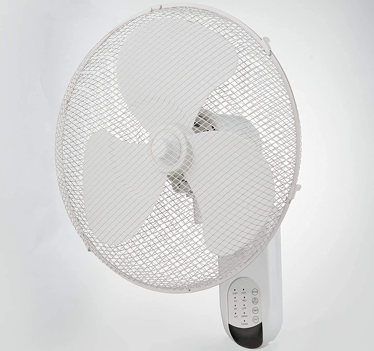 White Oscillating 3 Speed 16" Wall Mounted Ideal for Home and Office ...